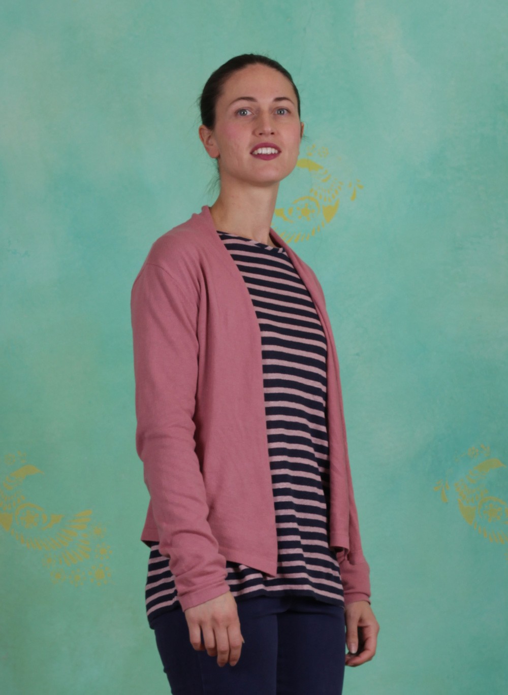 Noa Noa - Winter - Wraparound, Basic Cotton Melange, mesa-rose - ey ...