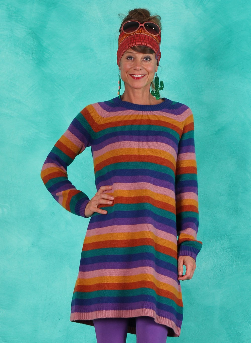 Danefae - Herbst - Kleid, 12183-3924, multi - ey Linda Online Shop